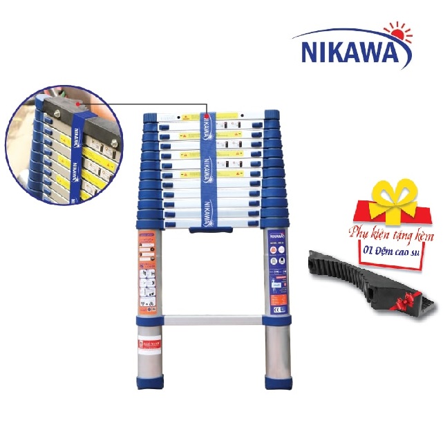 [XẢ KHO CUỐI NĂM] Thang nhôm rút Nikawa NK-38 (3,8m) nhập khẩu giá rẻ– Siêu Thị TG